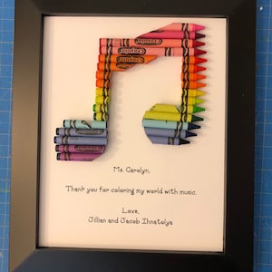 Music Teacher - Teacher Appreciation Gift - Personalize - Framed 8 by ...