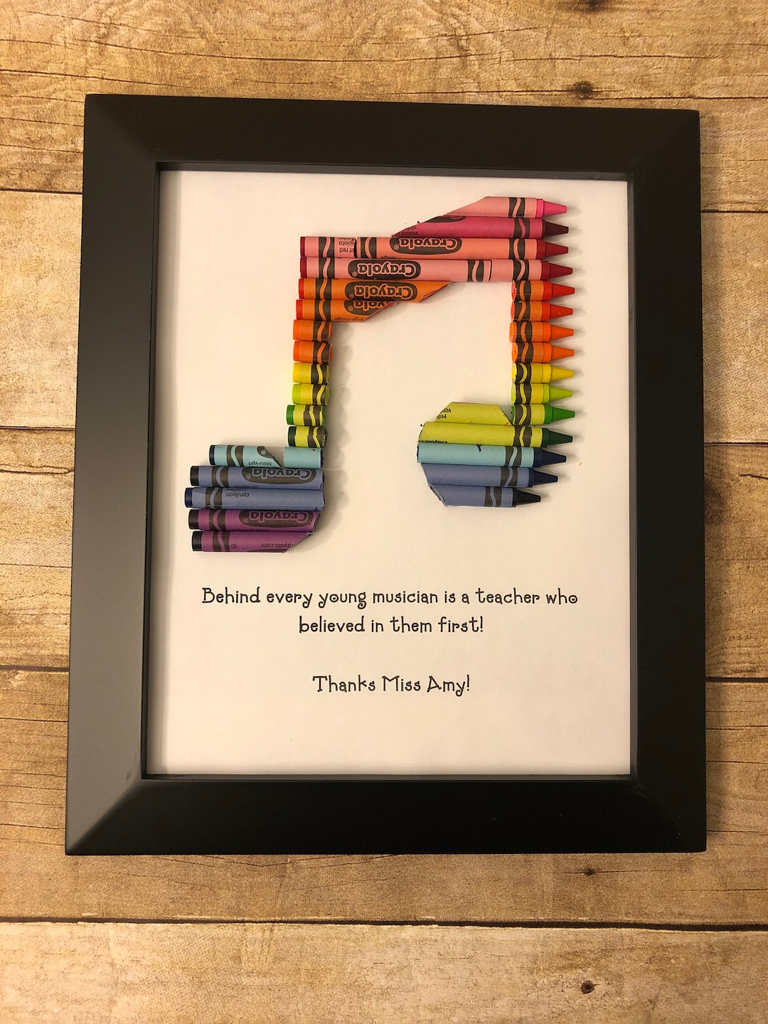 Music Teacher - Teacher Appreciation Gift - Personalize - Framed 8 by ...