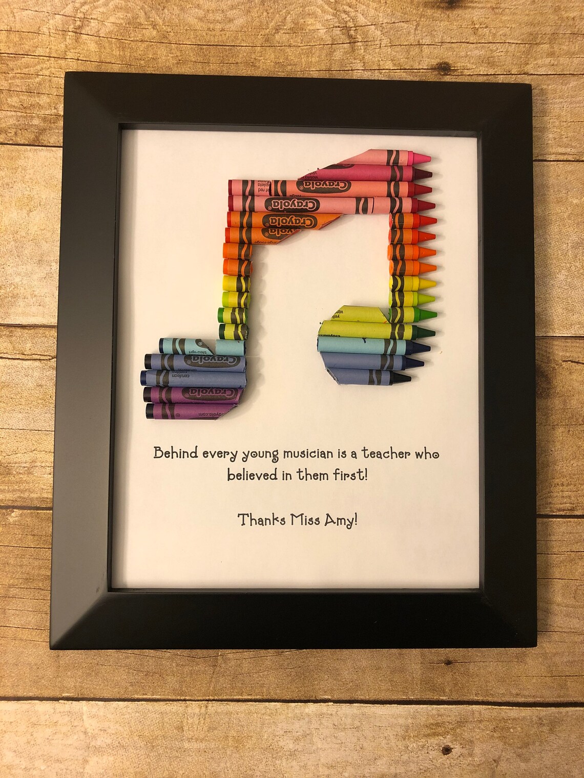 Music Teacher - Teacher Appreciation Gift - Personalize - Framed 8 by ...