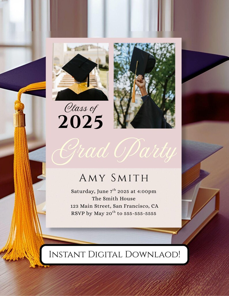 2025 Graduation Party Invitation - Etsy