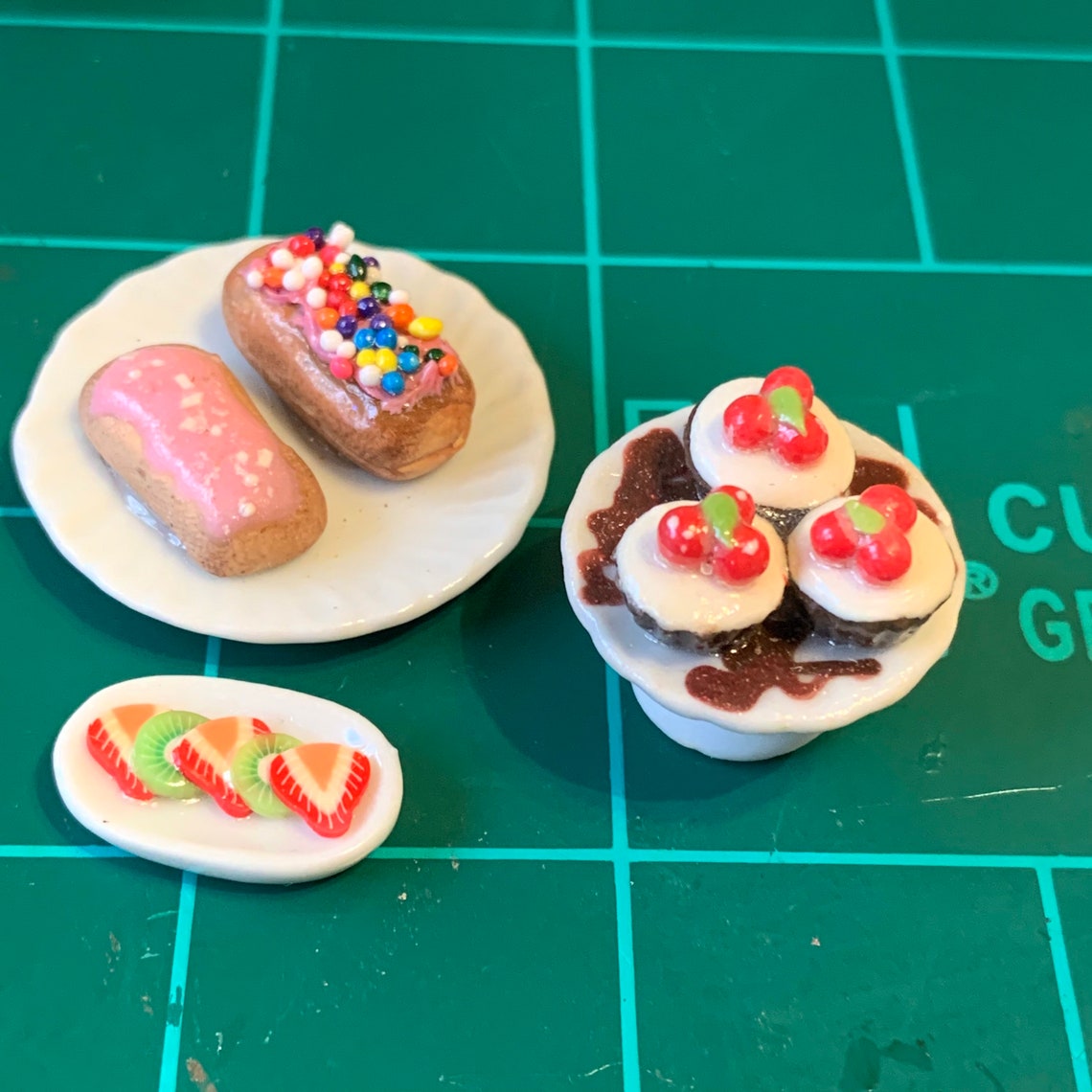 3 Sets of Miniature Sweets - Etsy