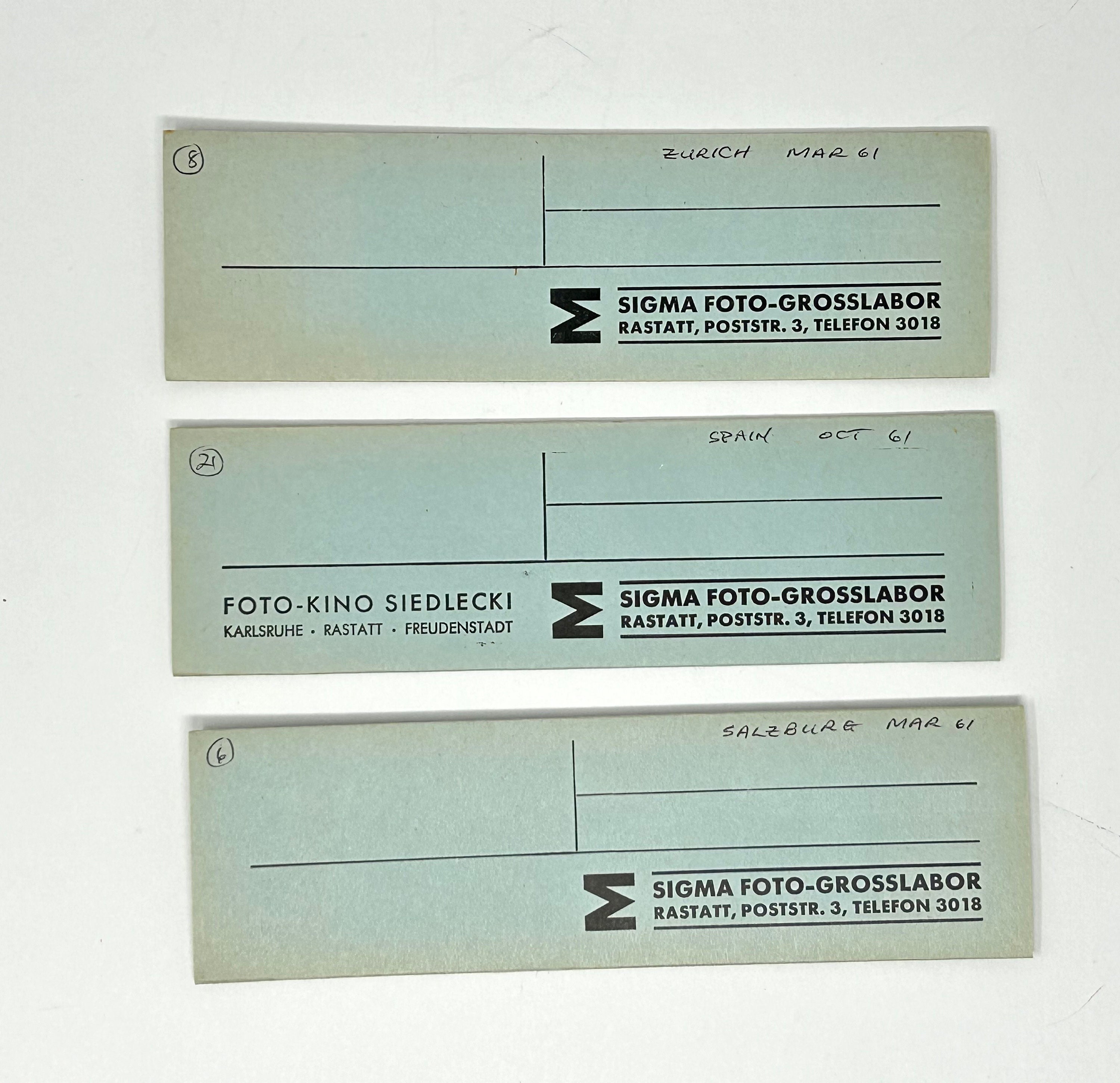 VINTAGE NEGATIVES EUROPE - You Choose - Lot of 12 Old Photograph ...