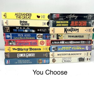 CLASSIC MOVIES VHS - You Choose - Video Cassettes Tapes New Sealed Old ...