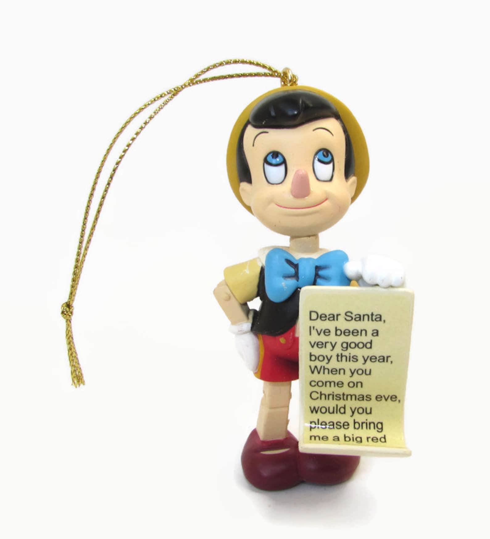 PINOCCHIO Christmas ORNAMENT Disney Movie Pinocchio Christmas - Etsy