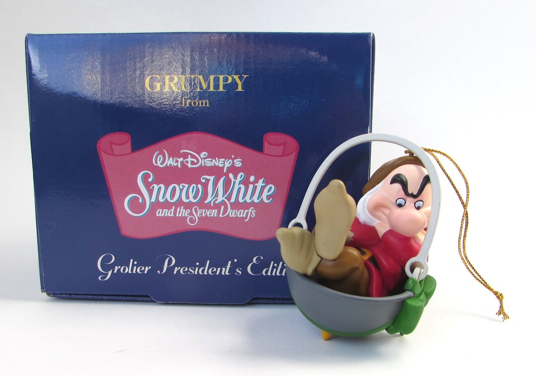 GRUMPY CHRISTMAS ORNAMENT From the Disney Movie Snow White and the 7 ...