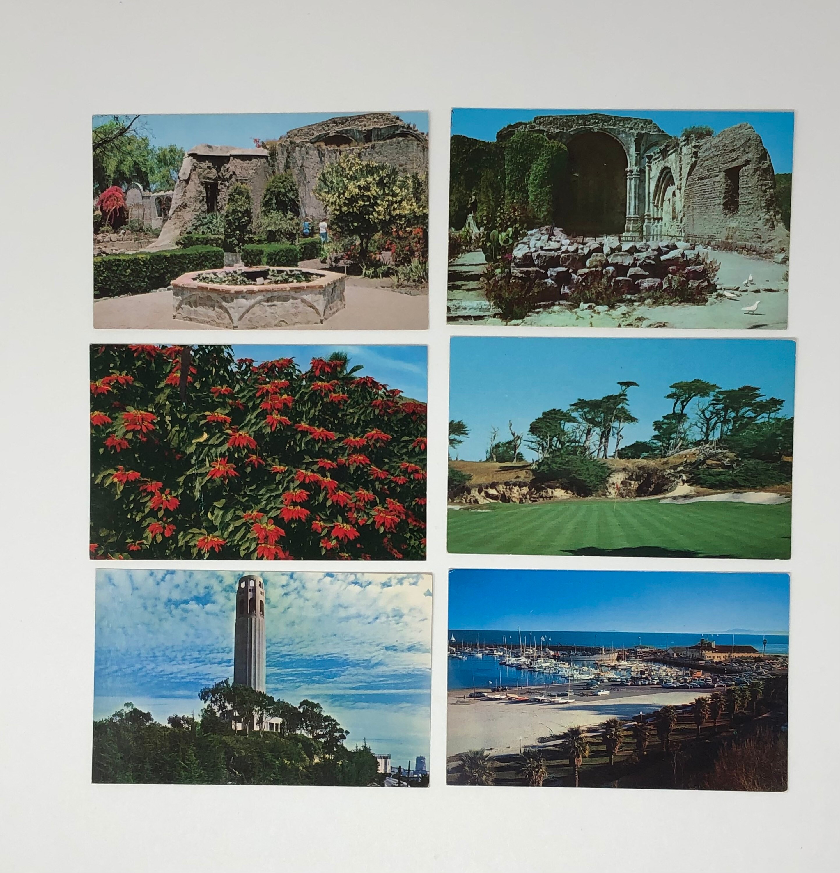 CALIFORNIA BLANK POSTCARDS Lot of 20 Scenic Views Save the - Etsy Canada