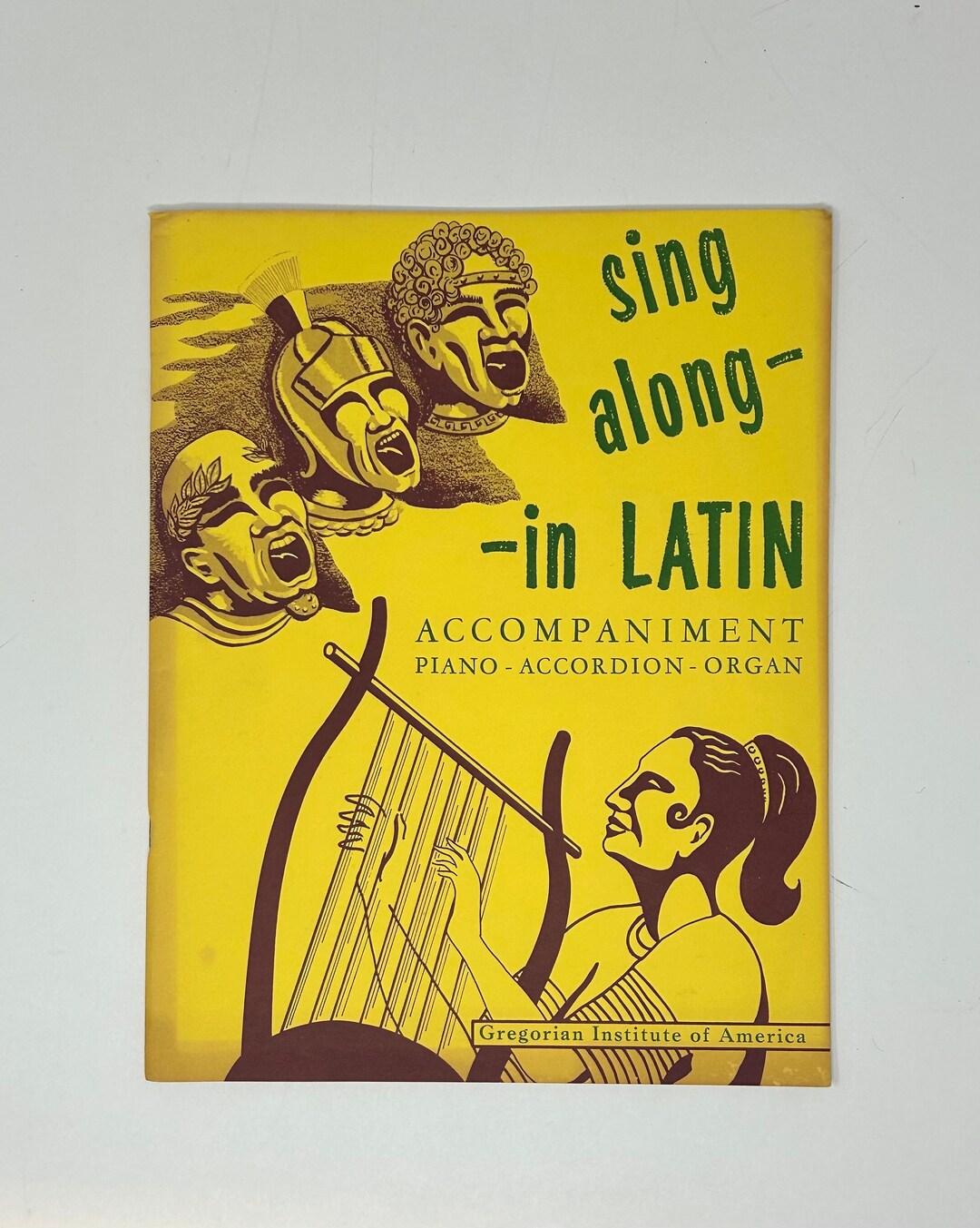 SING ALONG in LATIN Piano Accordion Organ Words and Music Song Booklet ...