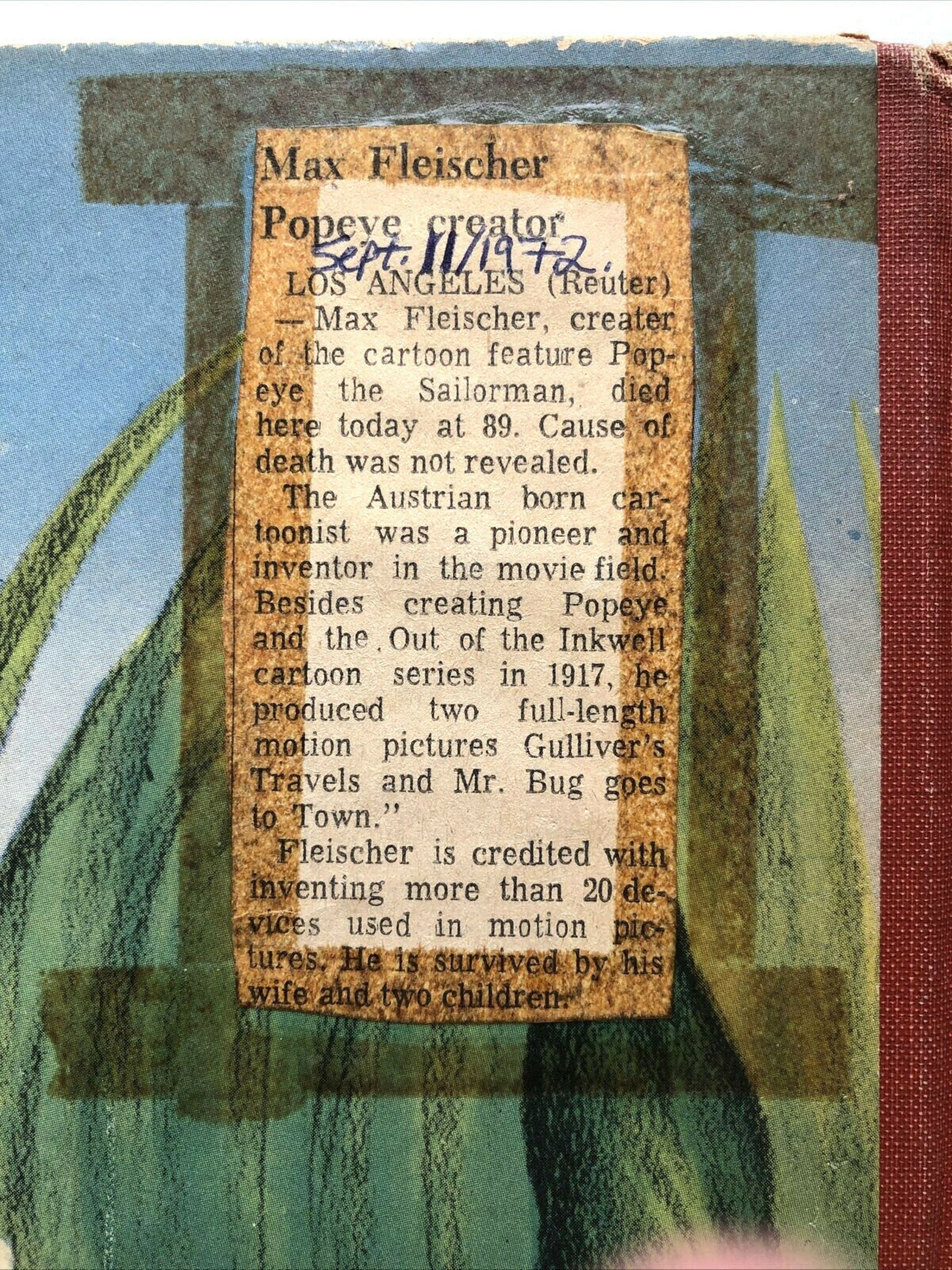 MR BUG Goes to Town 1941 Original Book of the Paramount Movie by Max ...