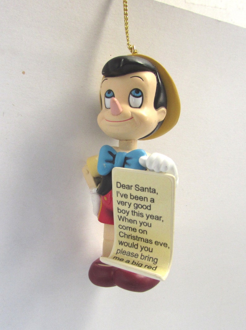 PINOCCHIO Christmas ORNAMENT Disney Movie Pinocchio Christmas - Etsy