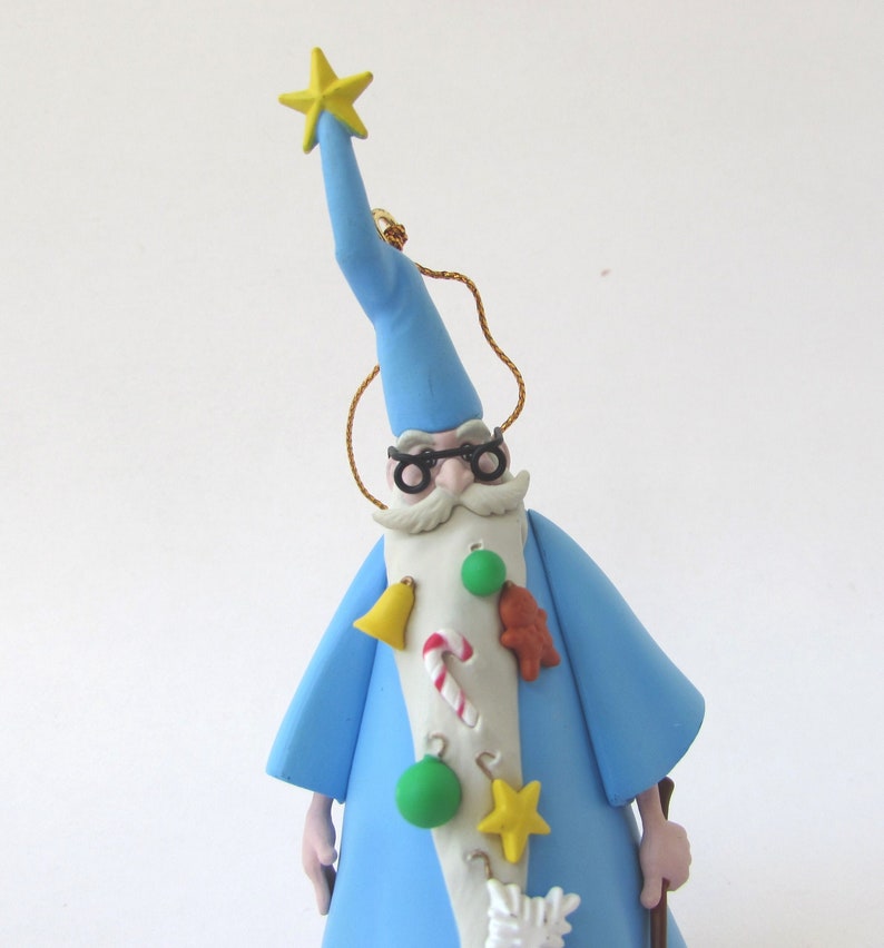 MERLIN CHRISTMAS MAGIC Ornament Disney Movie Sword in the Stone Wizard ...