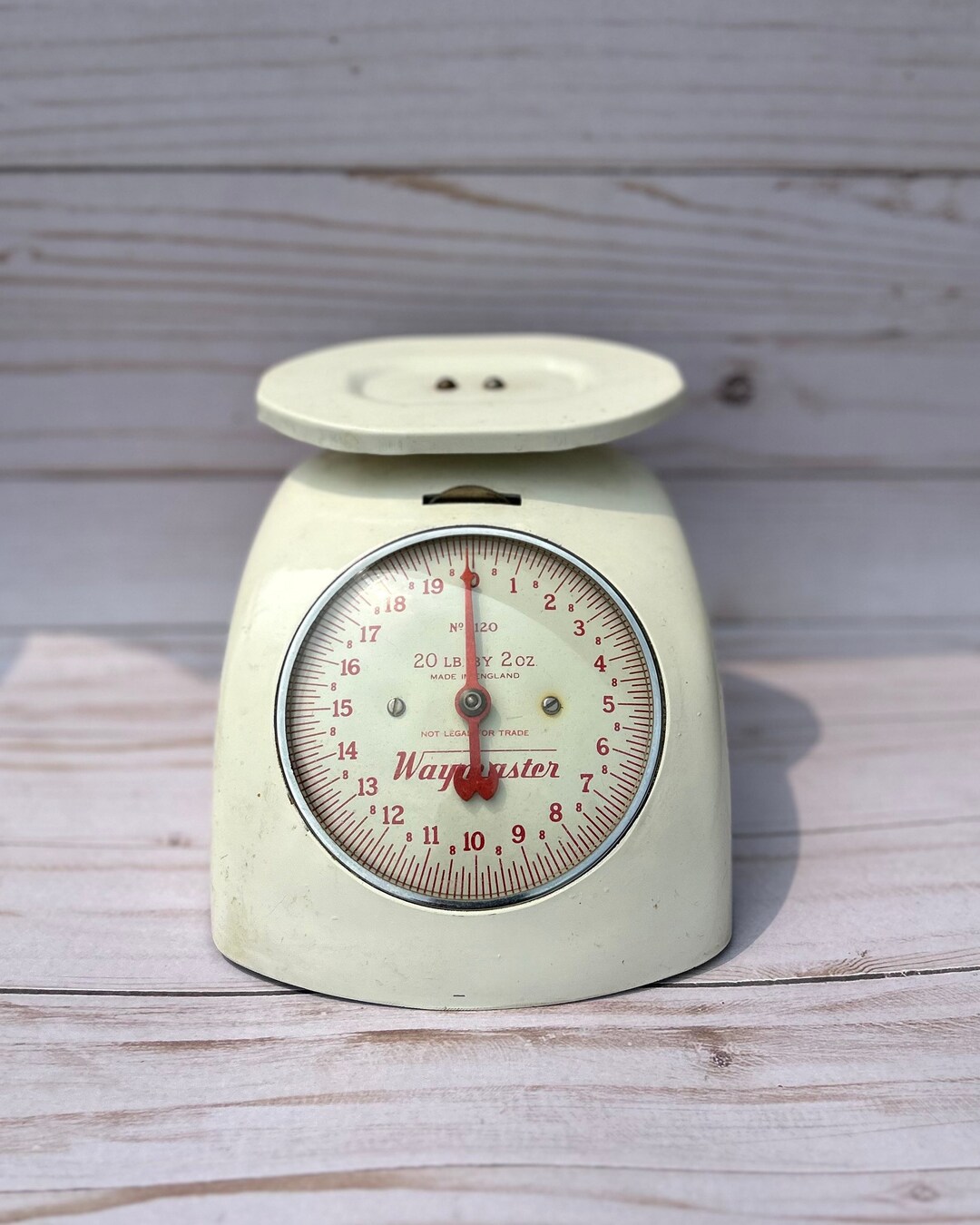 VINTAGE WAYMASTER SCALE No 120 Metal Retro Red and White - Etsy