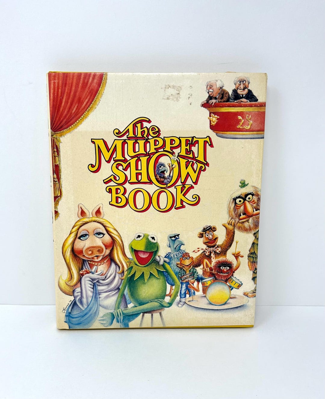 MUPPET SHOW BOOK 1978 Hardcover Television Show Kermit Miss Piggy ...