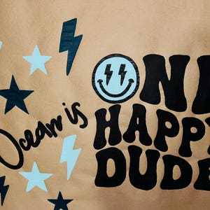 Retro Smiley Face Birthday Banner | Personalized Hand-painted Kraft ...