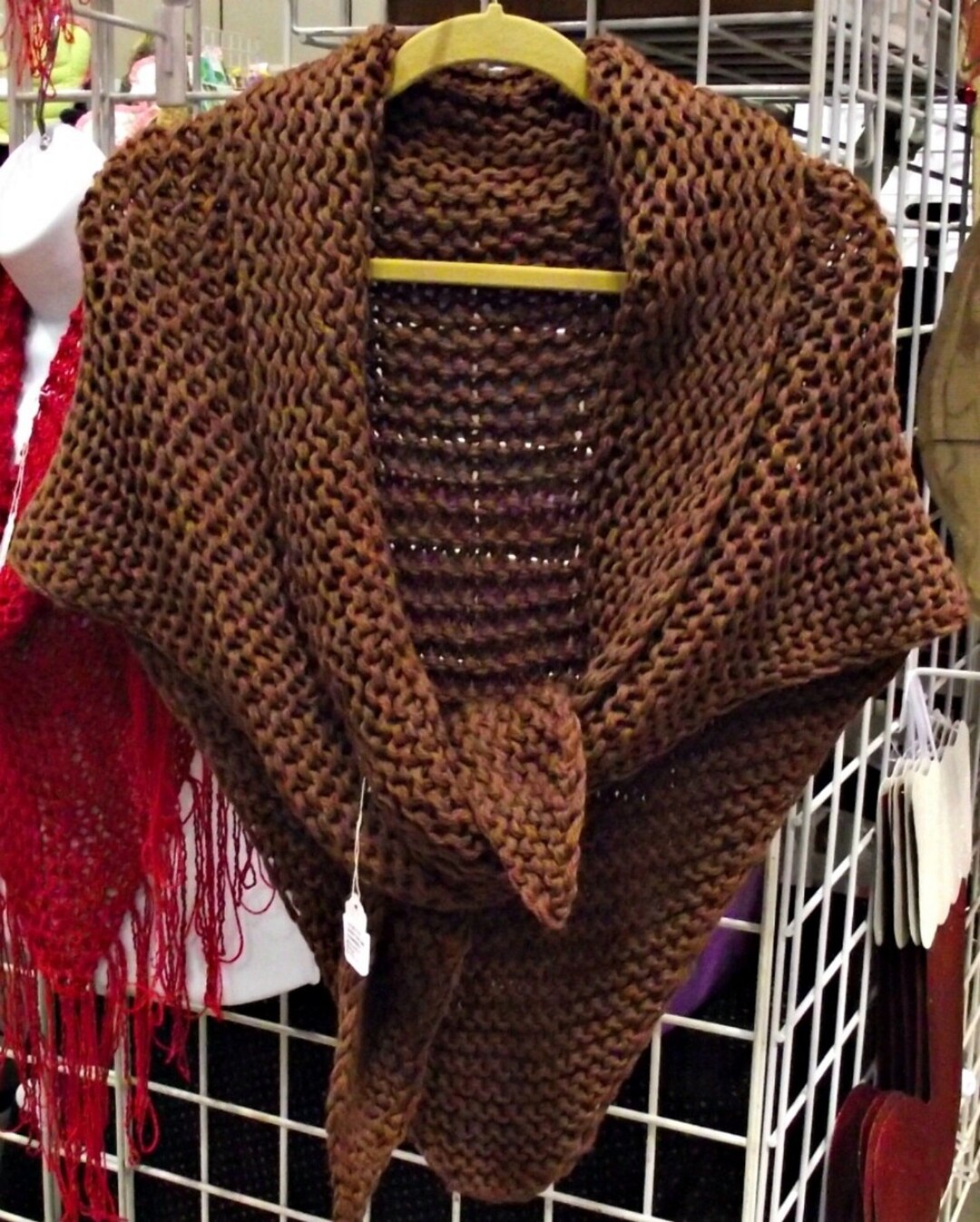 PDF Pattern Knit Shawl, Scottish Highlander Shawl Hand Knitting Pattern ...