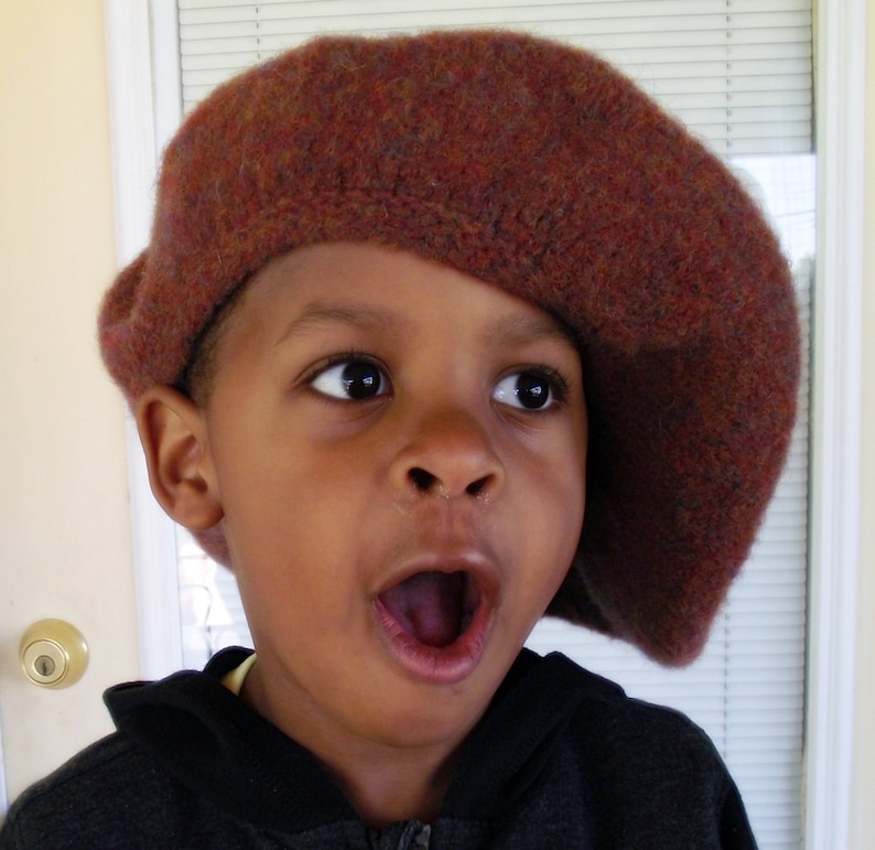 PDF Pattern Knit Scot Bonnet Tam Pattern, Scottish Highlander Felted ...