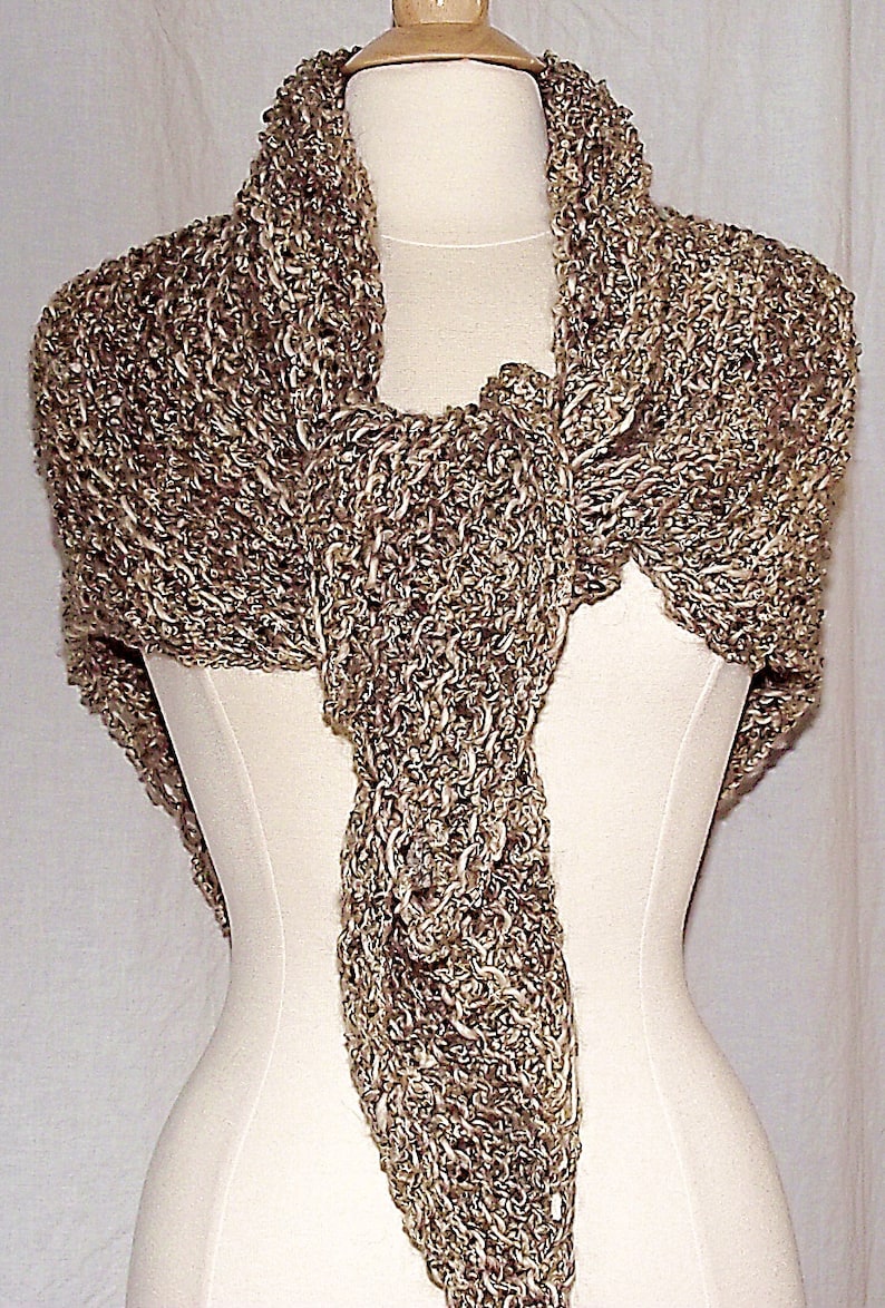 PDF Pattern Knit Shawl, Scottish Highlander Shawl Hand Knitting Pattern ...
