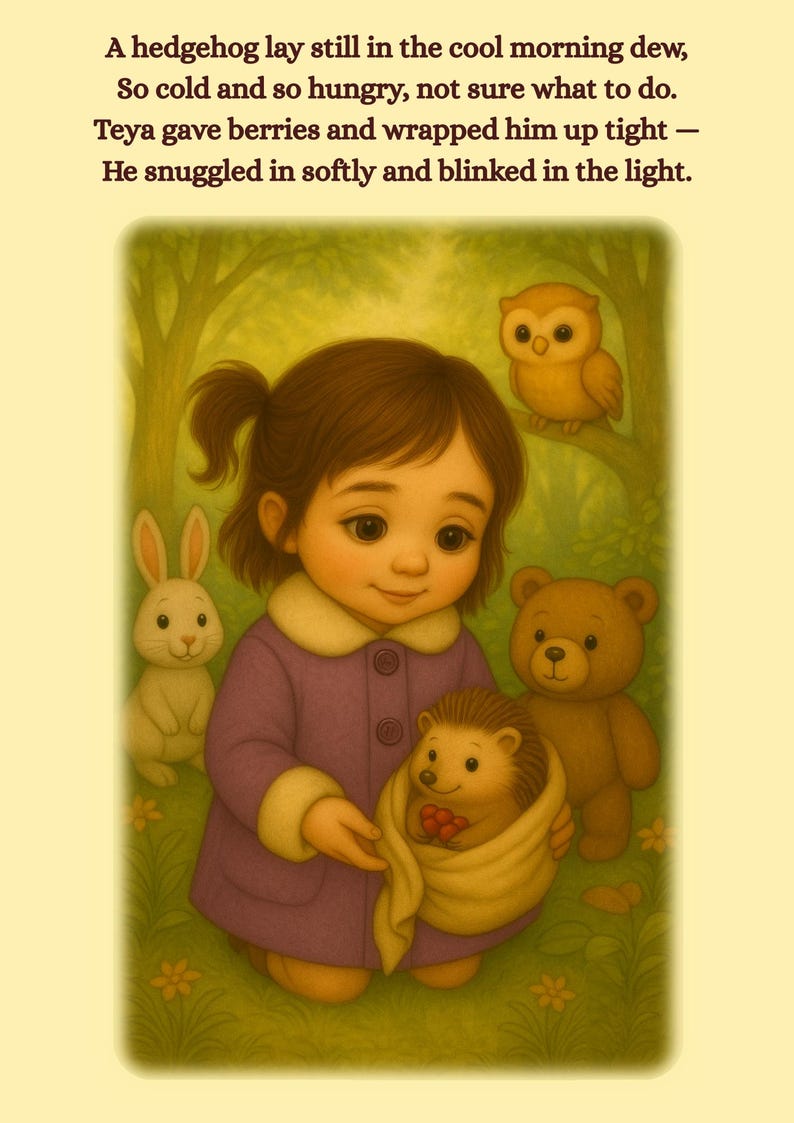 Teya — Where Kindness Lives | Printable Storybook for Kids Ages 3–6 ...