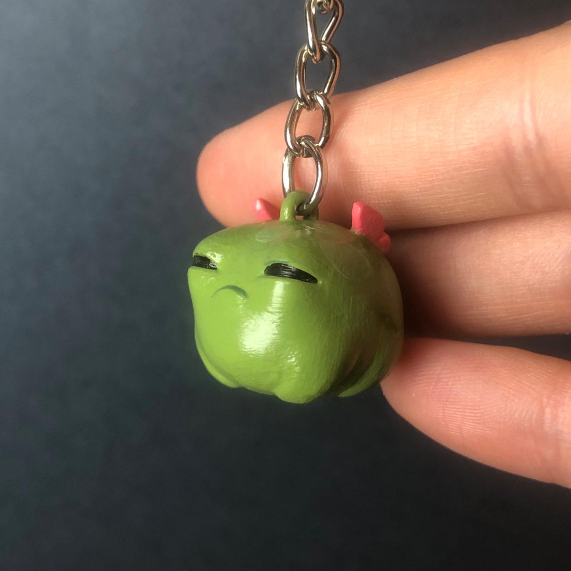 Cute Frog Keychain, Handmade Mini Frog Gift, Fantasy Toad With Wings ...