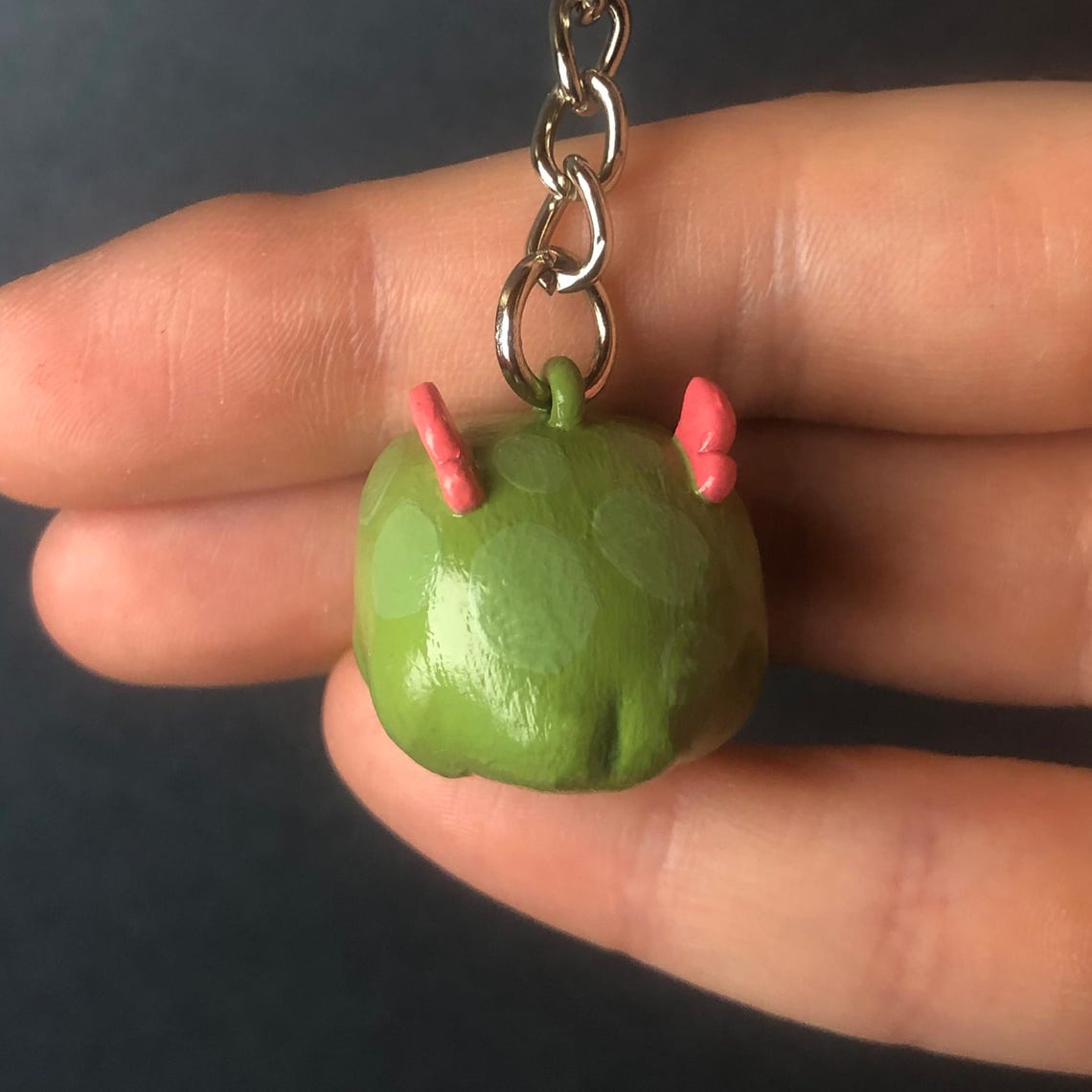 Cute Frog Keychain, Handmade Mini Frog Gift, Fantasy Toad With Wings ...
