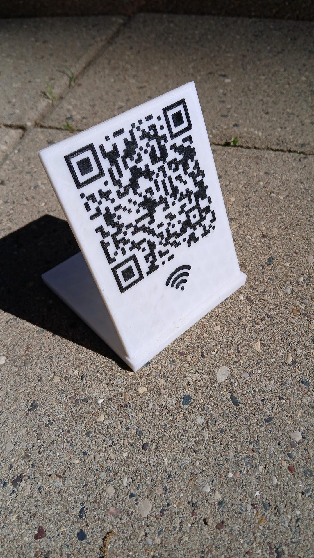 3d Printed Wifi QR Code Stand – Easy Internet Access Display for Guests ...
