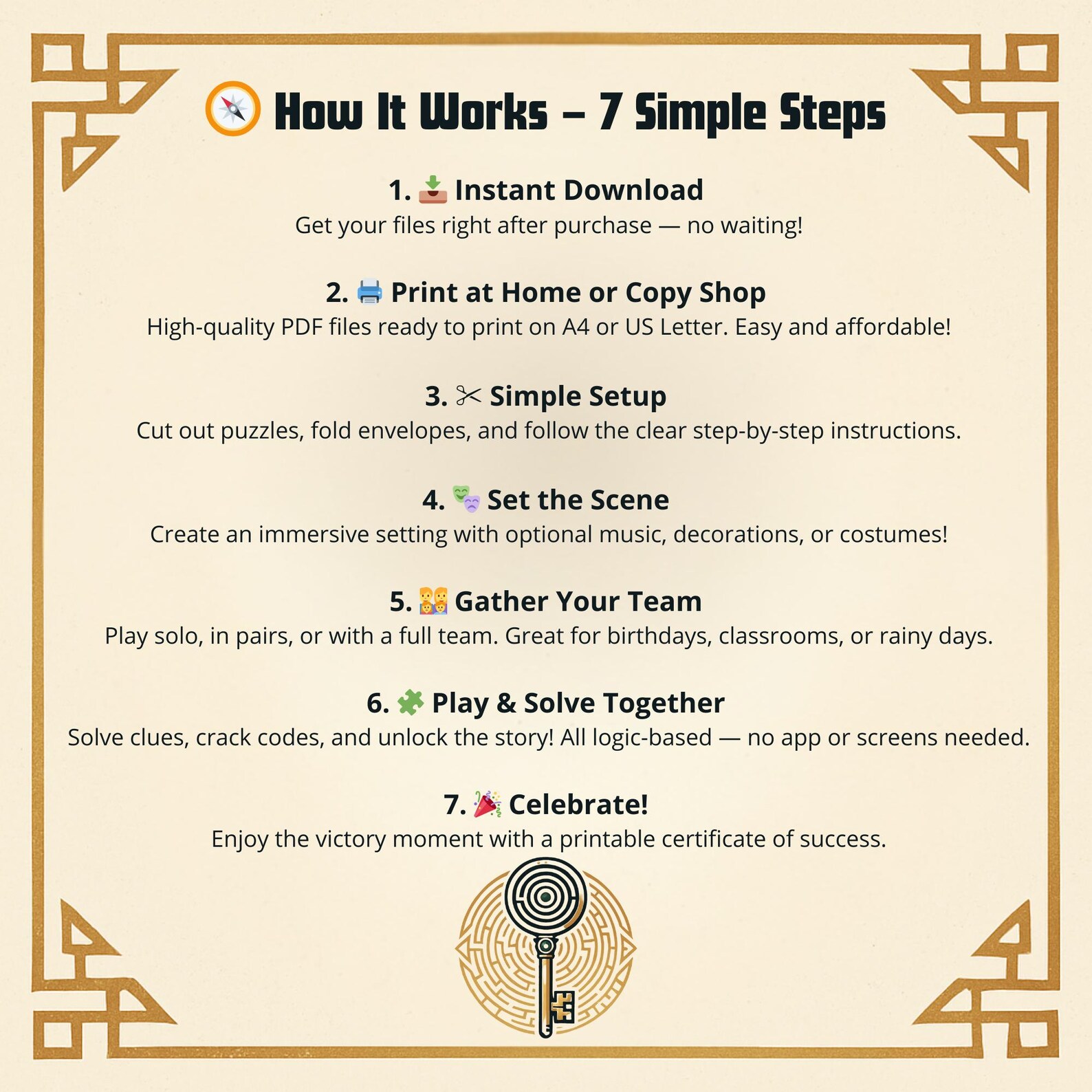 Time Travel Printable Escape Room for Kids, Team Building Game, Mystery ...