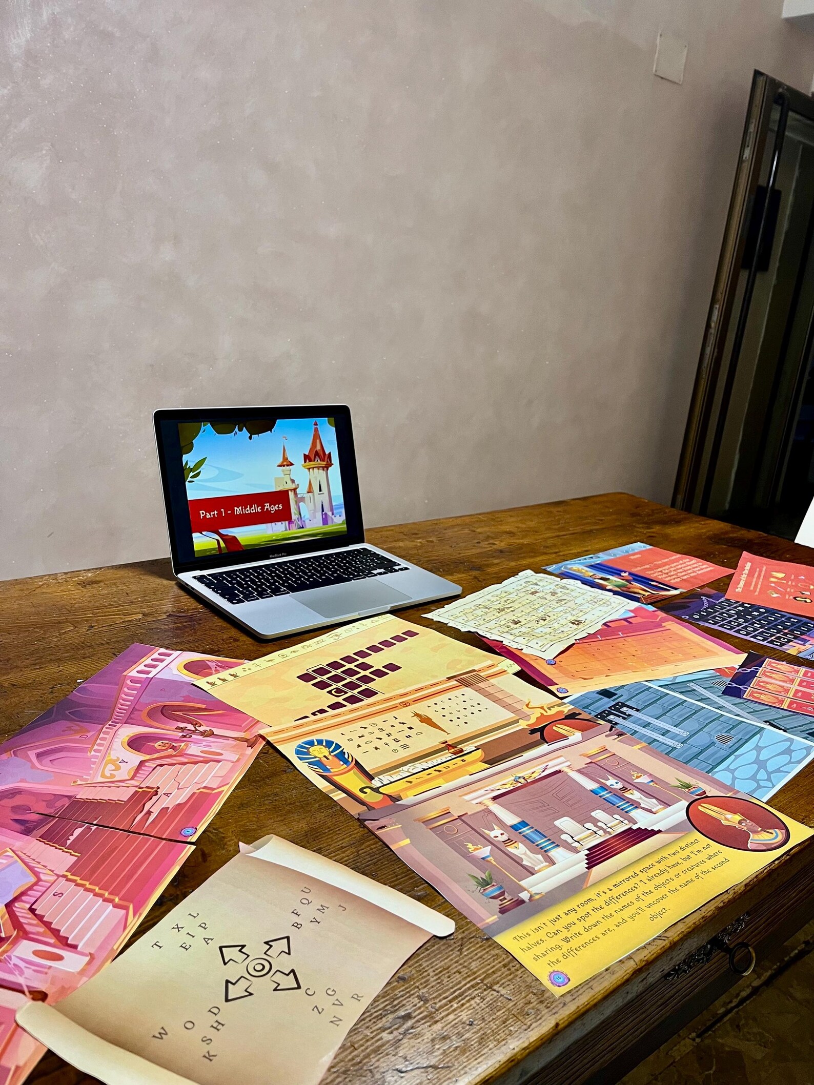 Time Travel Printable Escape Room for Kids, Team Building Game, Mystery ...