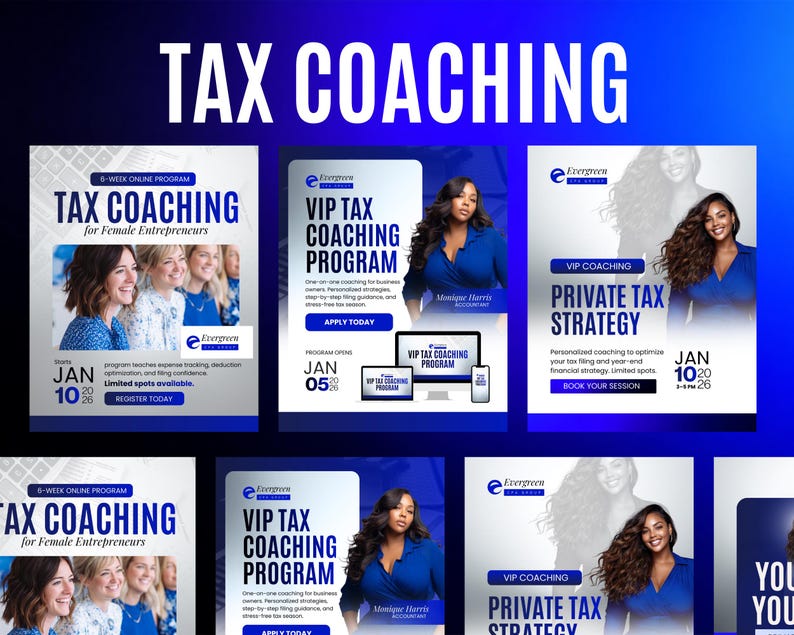 15-in-1 Taxation Flyer Bundle for Tax Coaches | Financial Services S ...