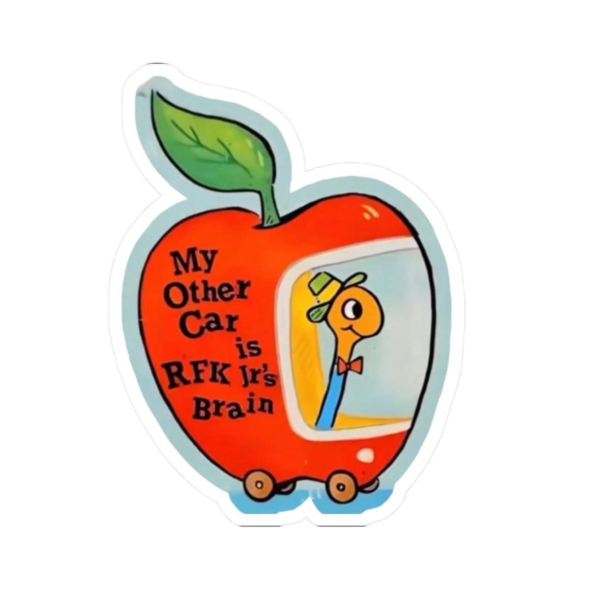 My Other Car is RFK, Jr's Brain Kiss-cut Stickers - Etsy