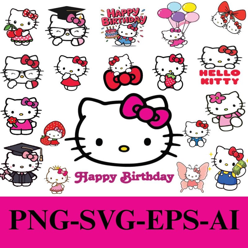 Cute Cat Birthday Cards - Etsy