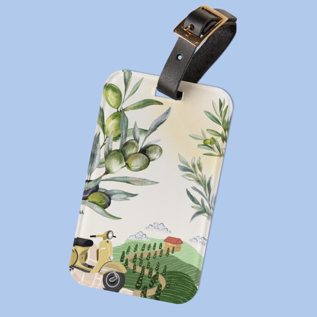 Italian Luggage Tag, Tuscany Luggage Tag, Cute World Traveler Gifts ...