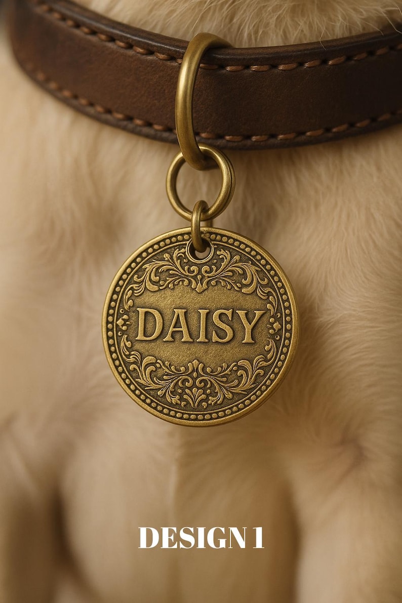 Dog Name Tag, Custom Pet Tag, Pet ID Tag, Dog Collar Tag, Custom Dog ...