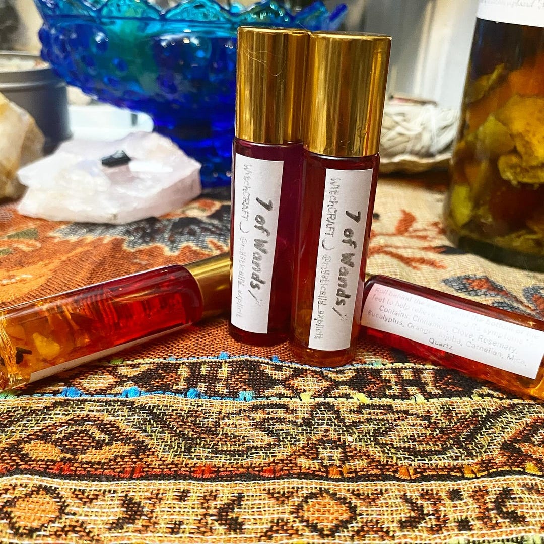 7 of Wands Roller Oil - Etsy