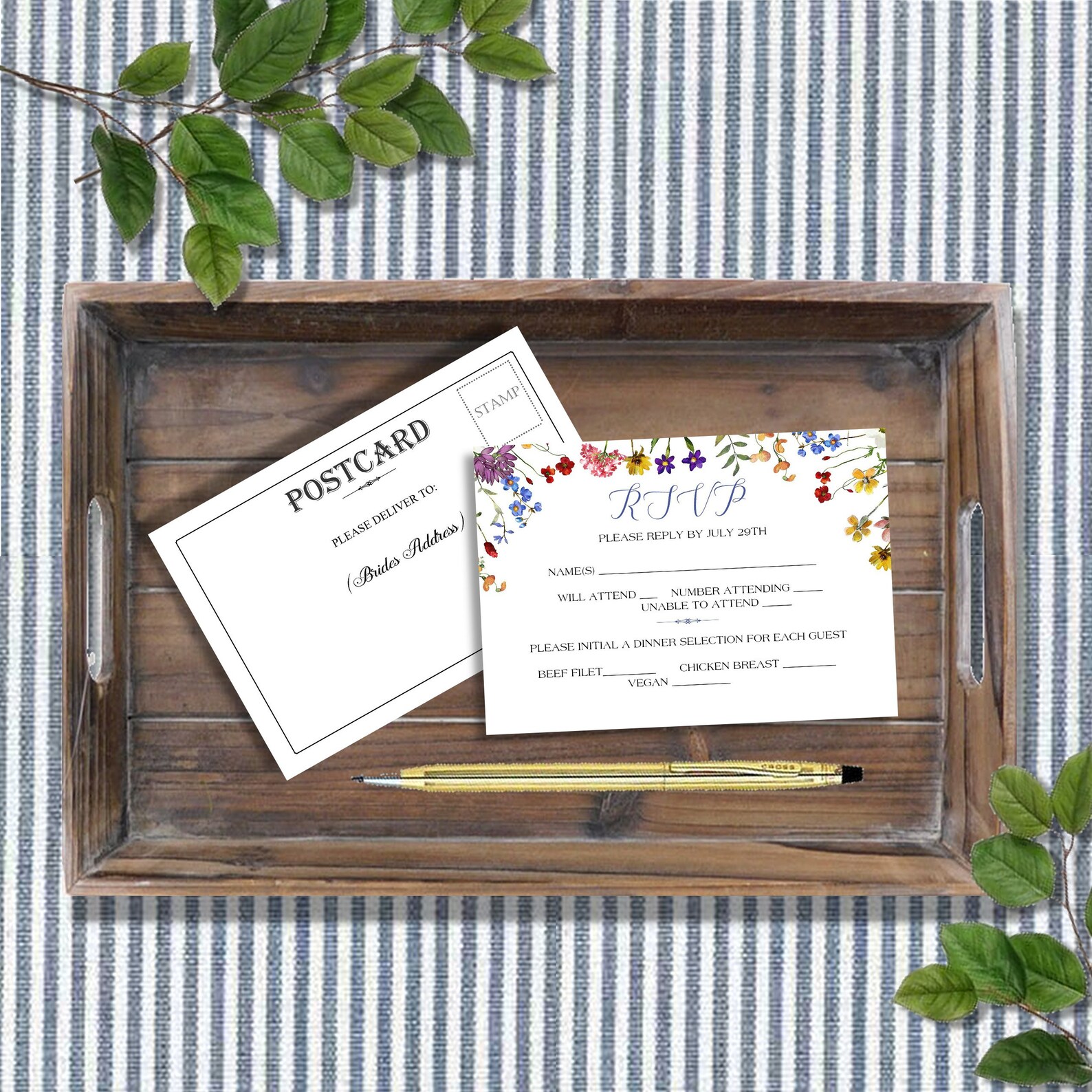 Wedding Map With Invitation, Custom Hand Drawn Watercolor Wedding Map ...