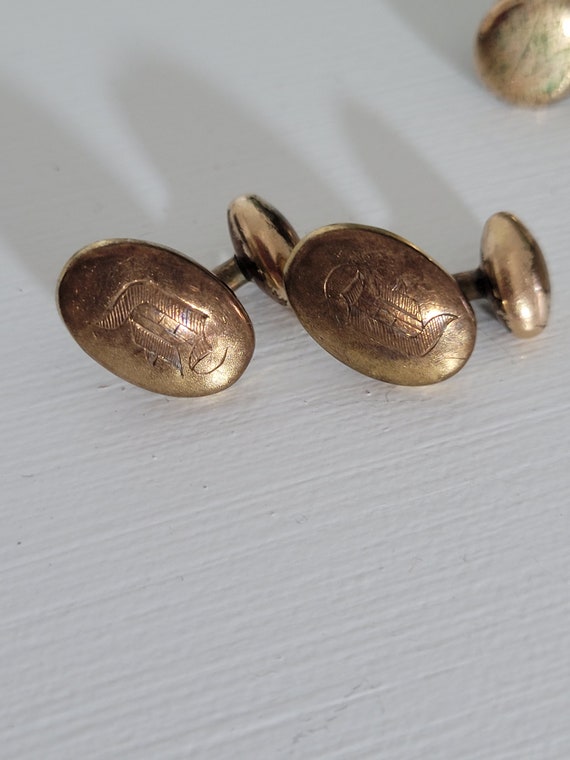 Assorted Set of Victorian Collar Buttons/ Steampunk - Gem