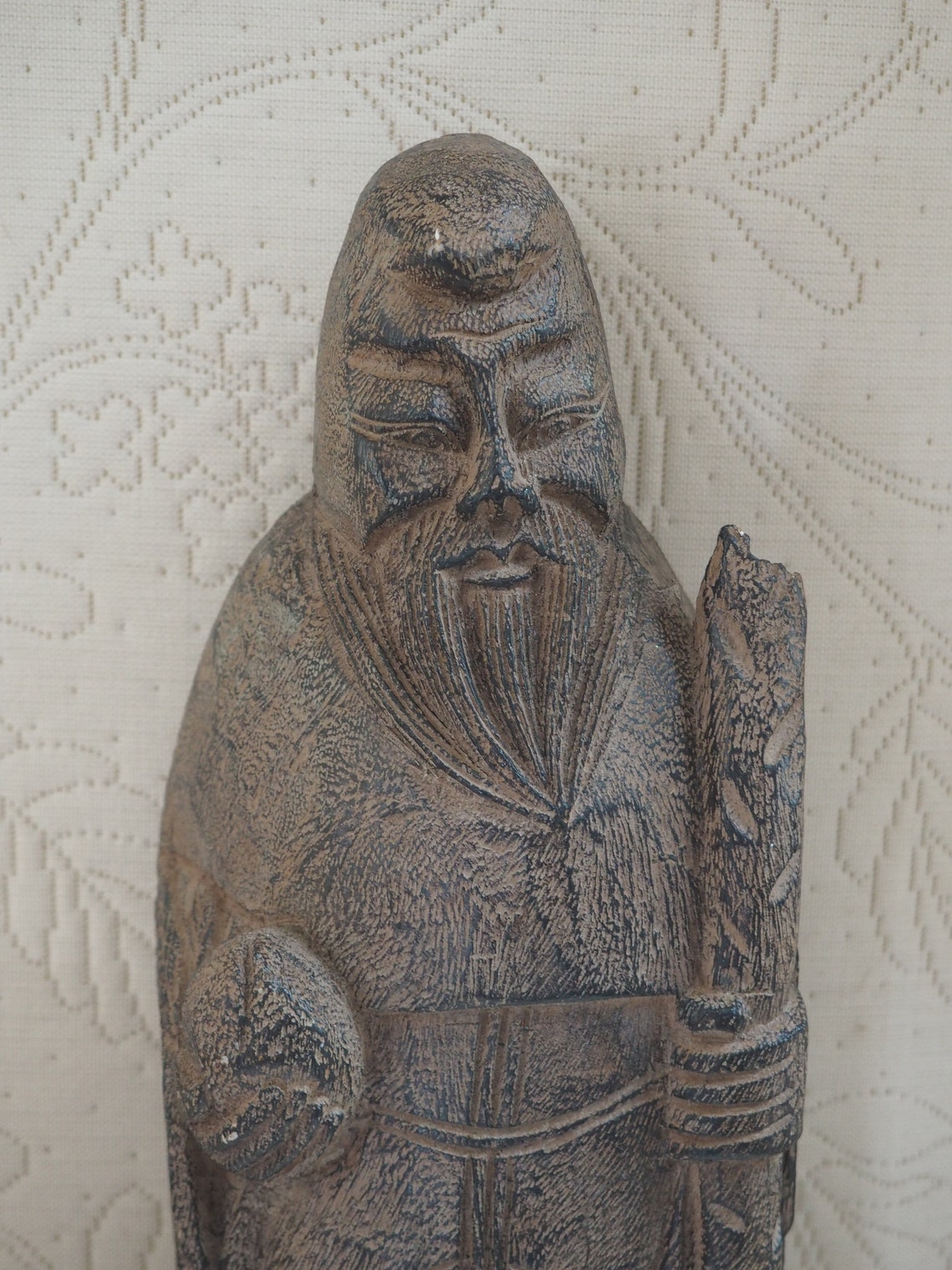 Chinese Monk Statue/ Asian Art /resin Monk Figure - Etsy