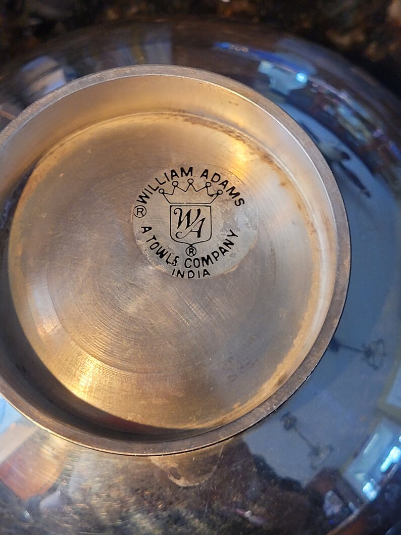 William Adams Silver Plate Small Bowls Set of 2 / Caviar - Etsy