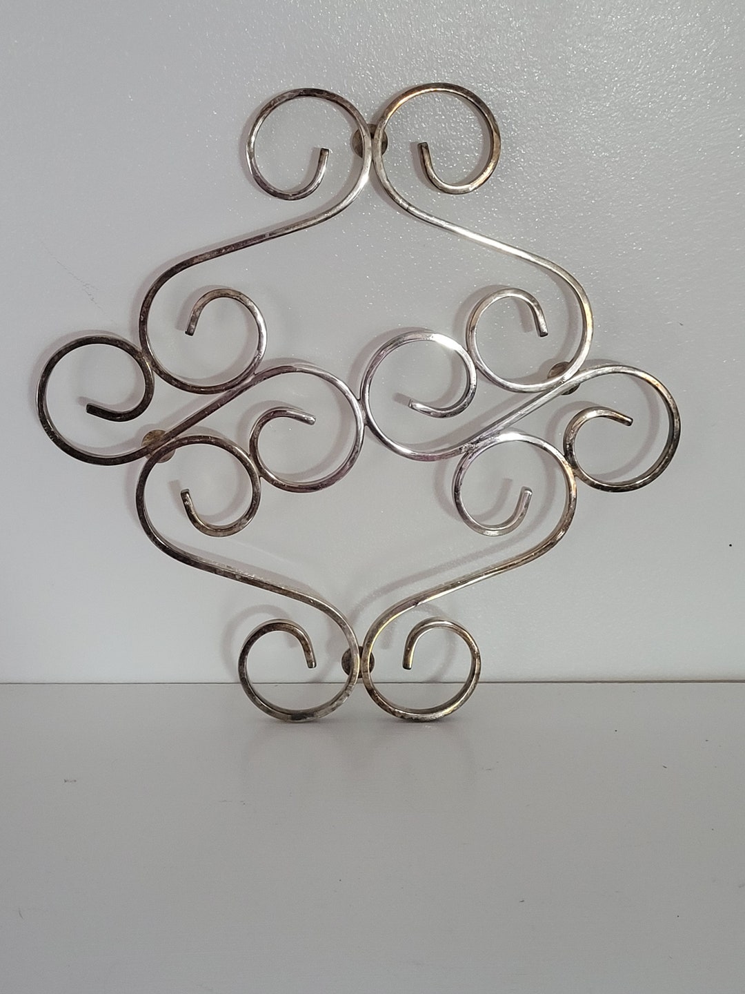 Silver Trivet/vintage Trivet - Etsy