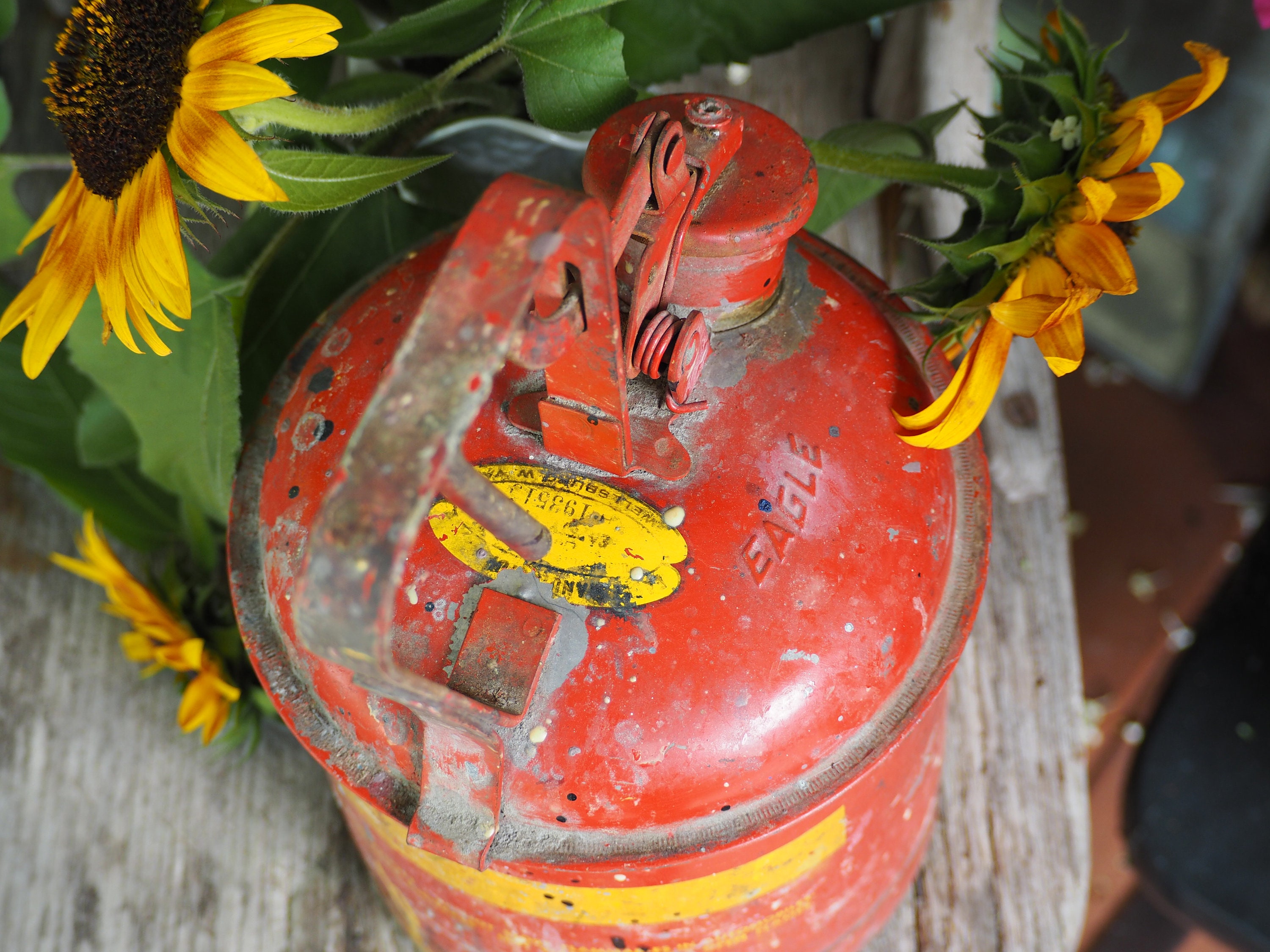 Eagle Safety Gas Can Red Gas Can Vintage Gas Can. Photo Prop - Etsy