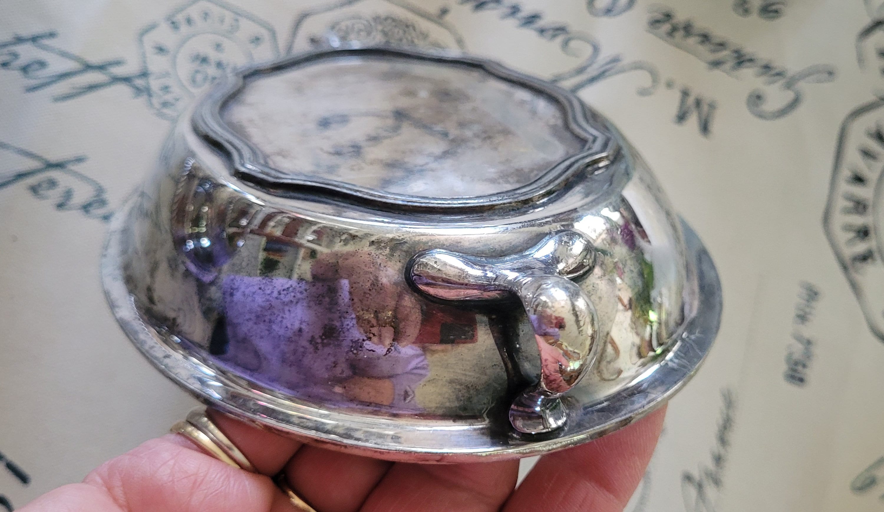 Antique Silver-plated Lid/ Replacement Silverplate Cover - Etsy