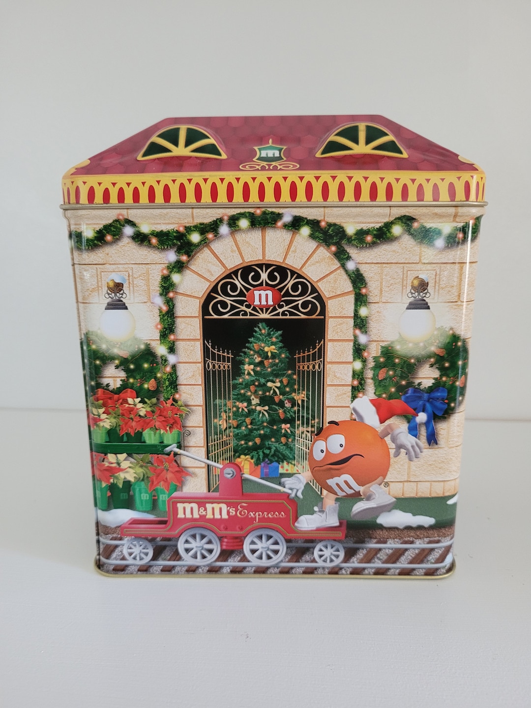 Vintage M M Collectable Candy Tin / Christmas M &M Tin Box - Etsy