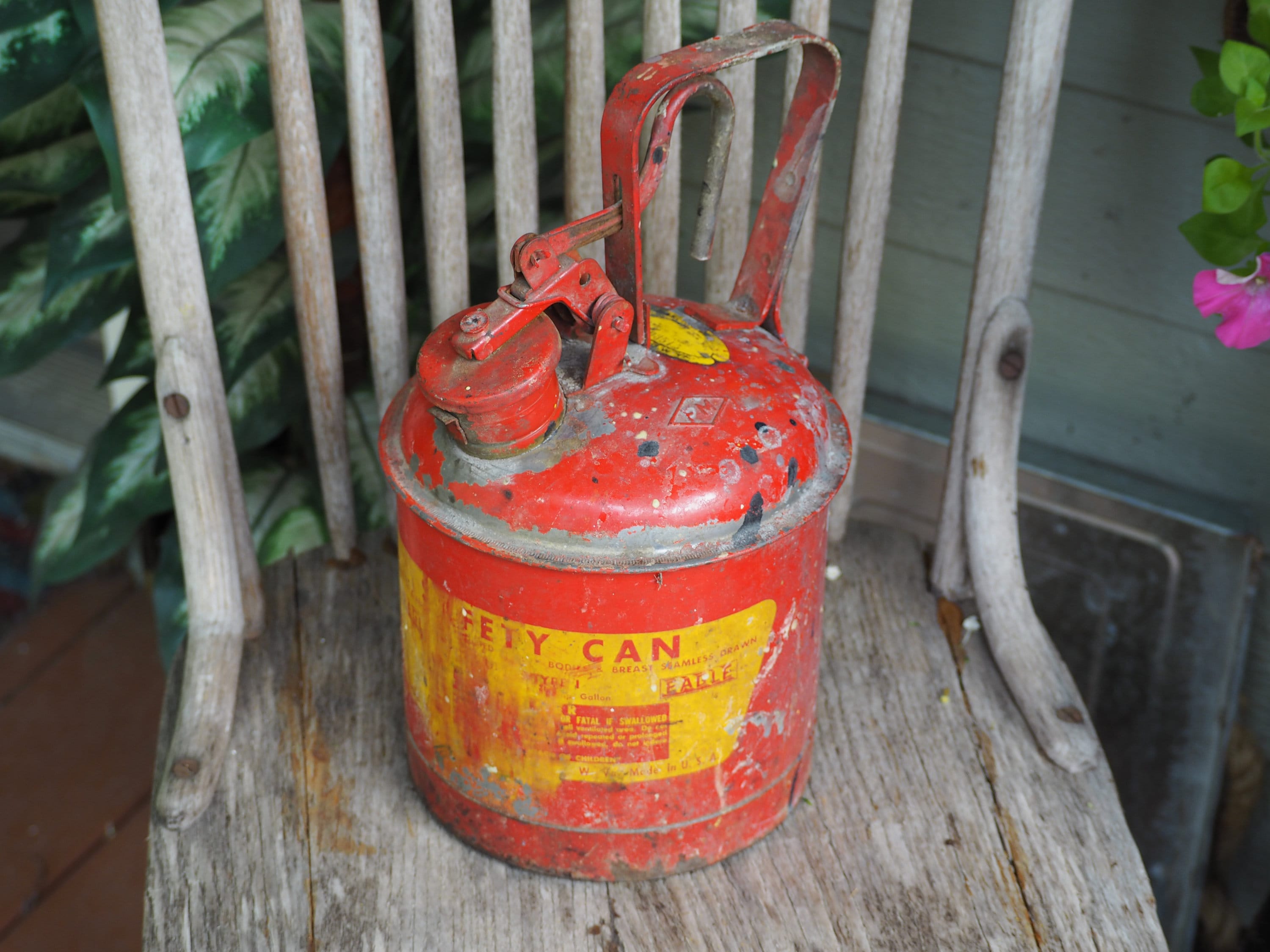 Eagle Safety Gas Can Red Gas Can Vintage Gas Can. Photo Prop - Etsy