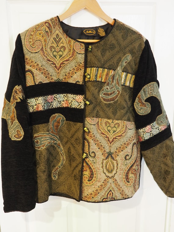 vintage 1990s boho jacket - Gem
