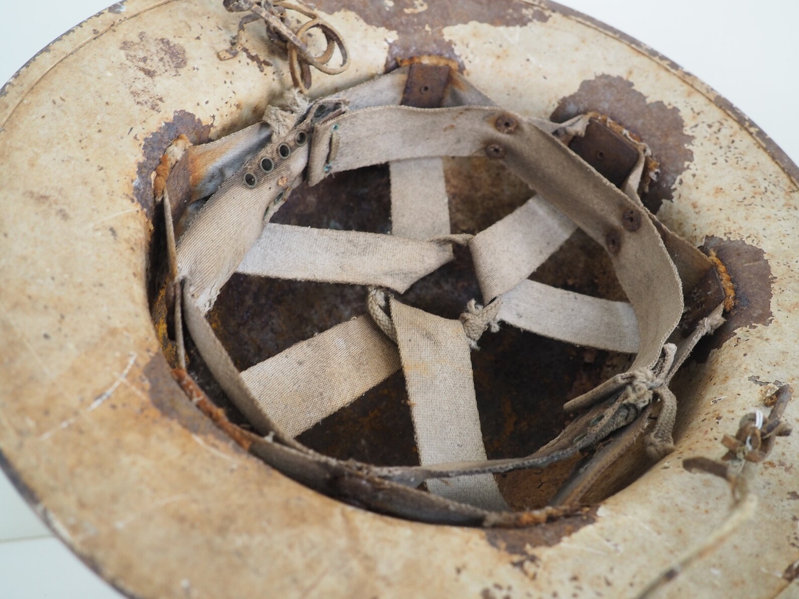 WW2 Era Civil Defense Helmet: Red Steel, Photo Prop - Etsy