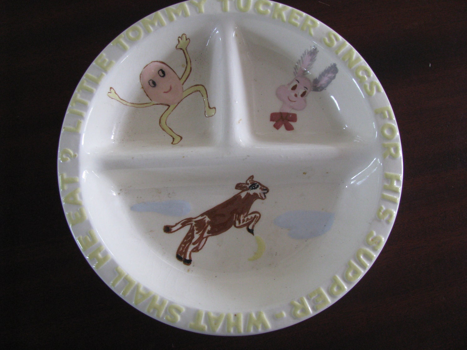 Vintage Baby Dish Nursery Rhyme / Vintage Food Dish/ SALE - Etsy