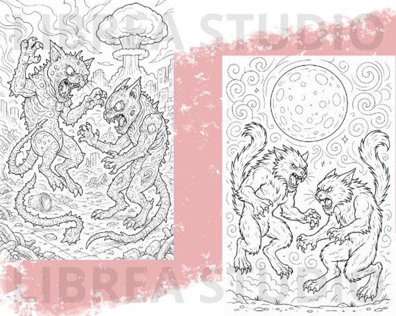 24 Combat Cats Colouring/coloring Pages – Printable Battle Cat Line Art ...