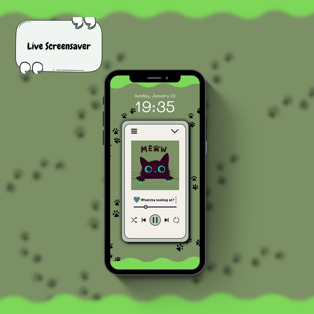 Cat Wallpaper for Phones Tablets Live Screensaver Animal Wallpaper ...