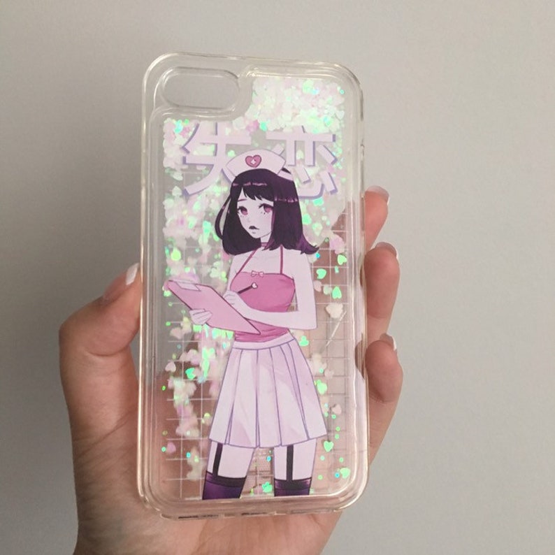 Heartbreak Hospital Glitter Shaker Phone Case - Etsy