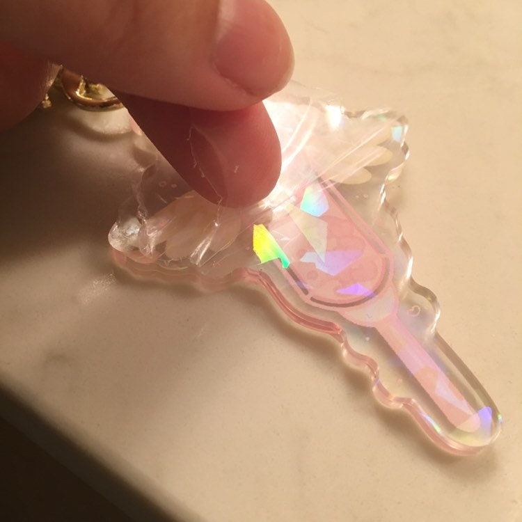 Angel and Demon Holographic Menhera Syringe Keychains | Etsy