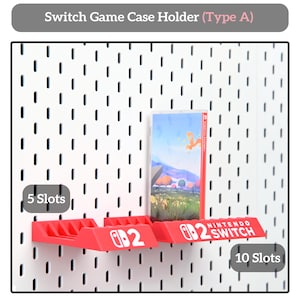 Nintendo Switch 1 Pegboard Organizer for IKEA SKADIS or 1/4'' Pegboard ...