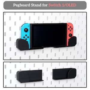Nintendo Switch 1 Pegboard Organizer for IKEA SKADIS or 1/4'' Pegboard ...